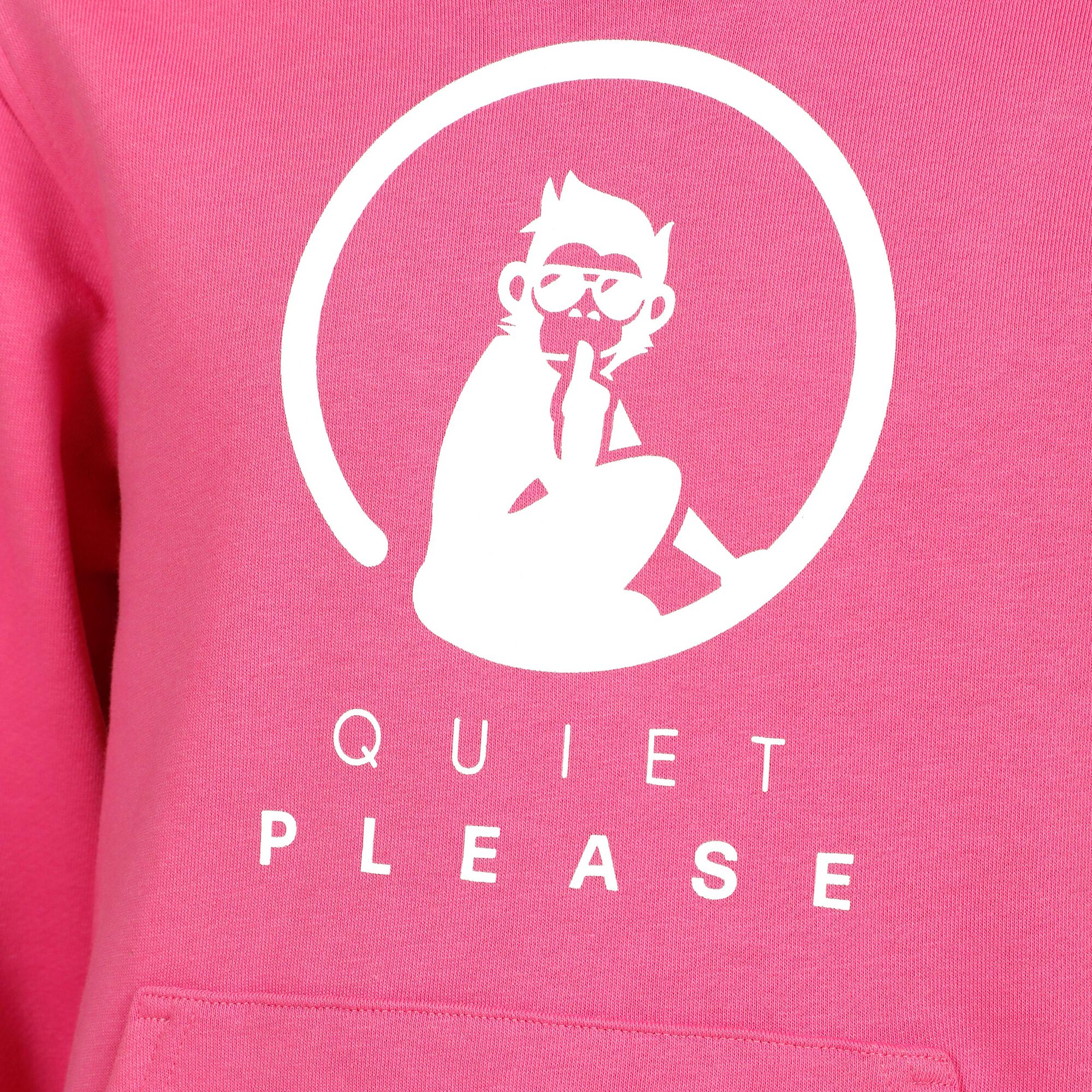 Buy Quiet Please Baseline Logo Hoody Girls Pink Online Padel Point Com