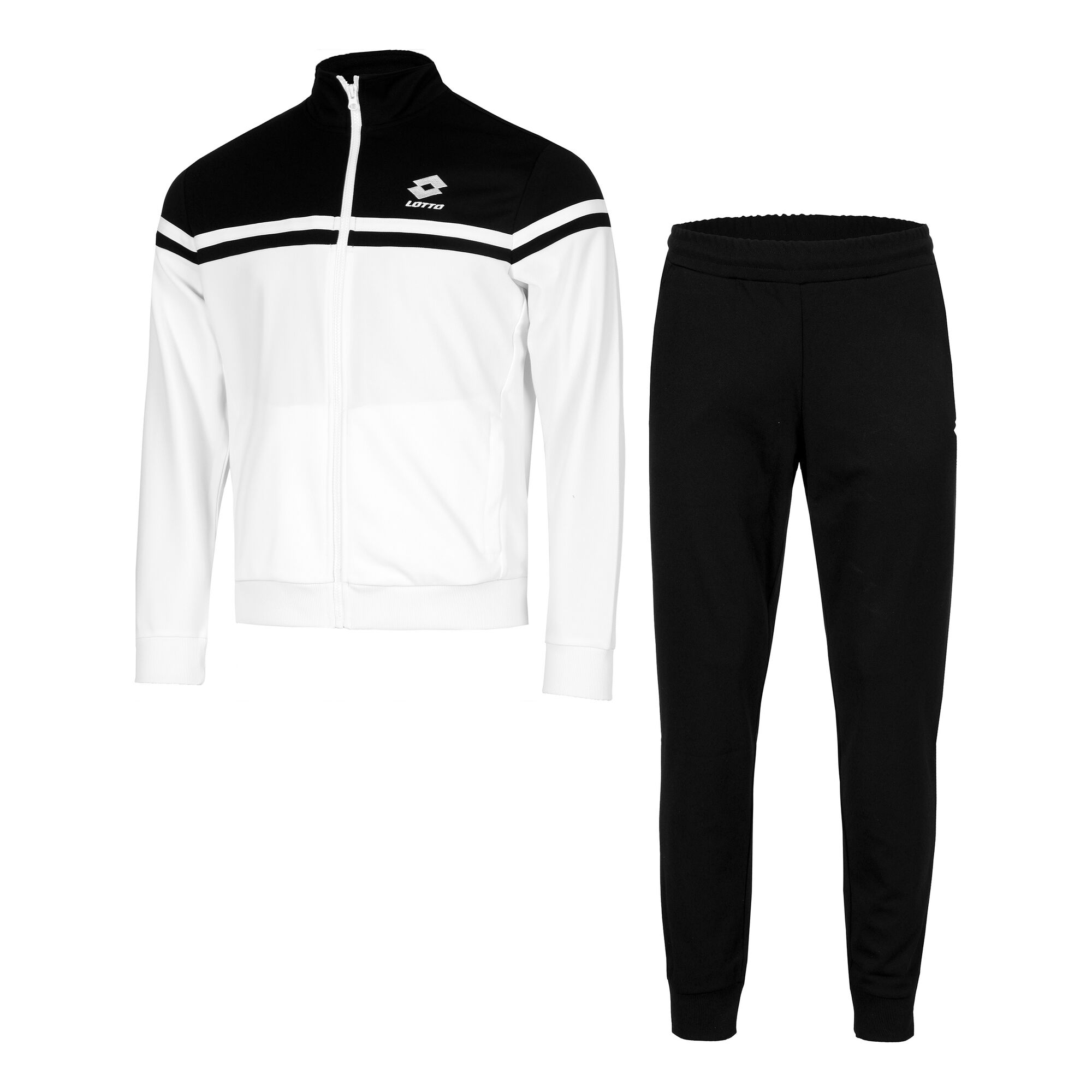 Buy Lotto Suit Circle Tracksuit Men Black, White online | Padel Point COM