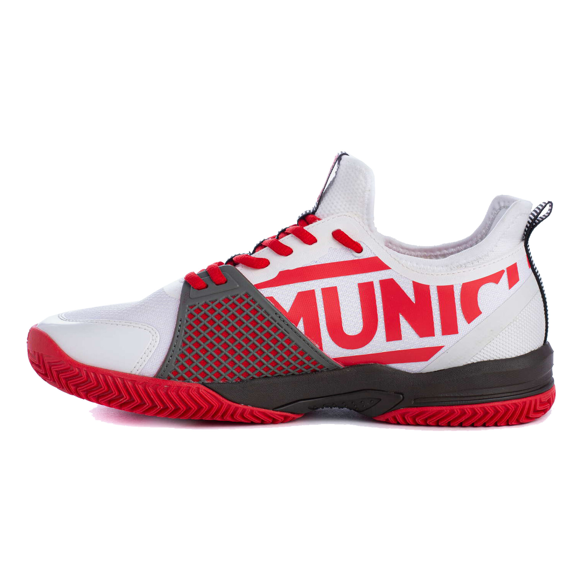 Munich Oxygen 22 Padel Shoe White, Red | Tennis-Point