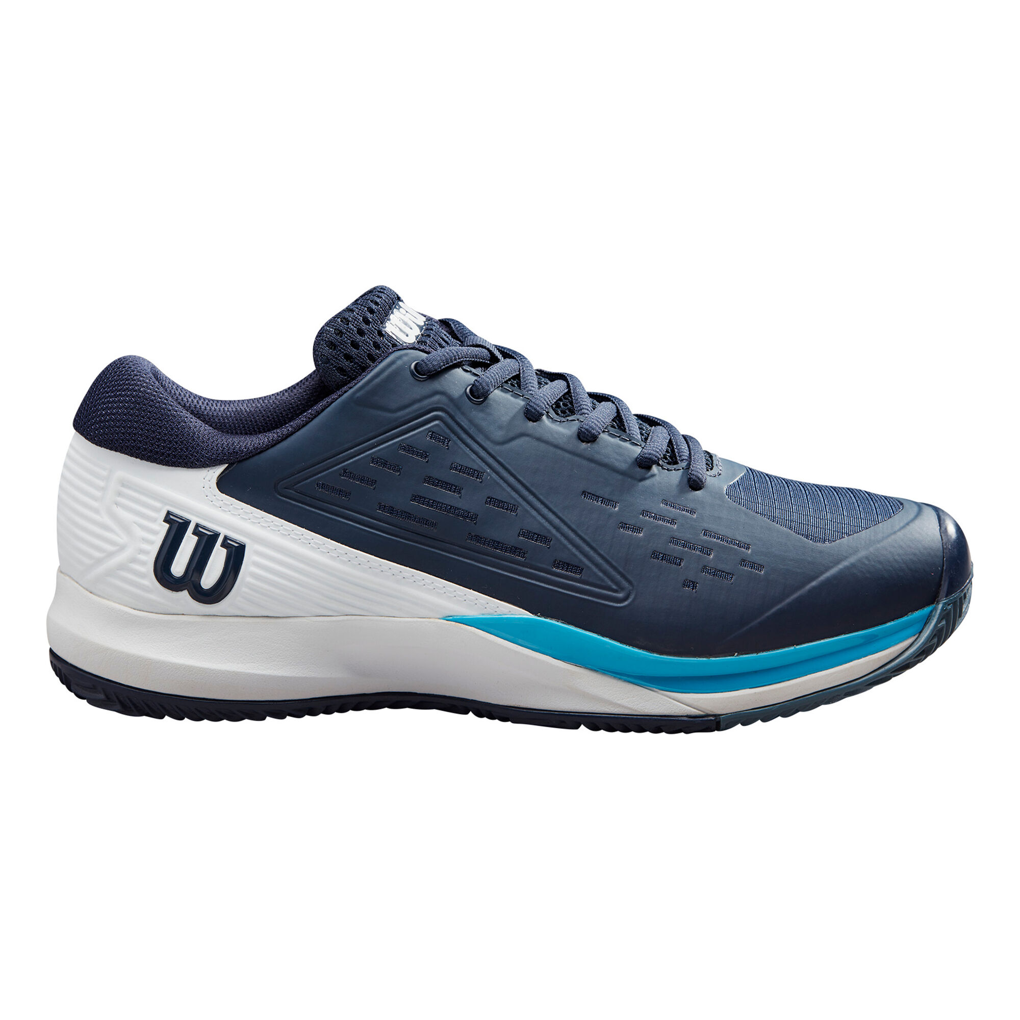 Wilson Rush Pro ACE Clay Court Shoe Men Dark Blue, White | Tennis-Point