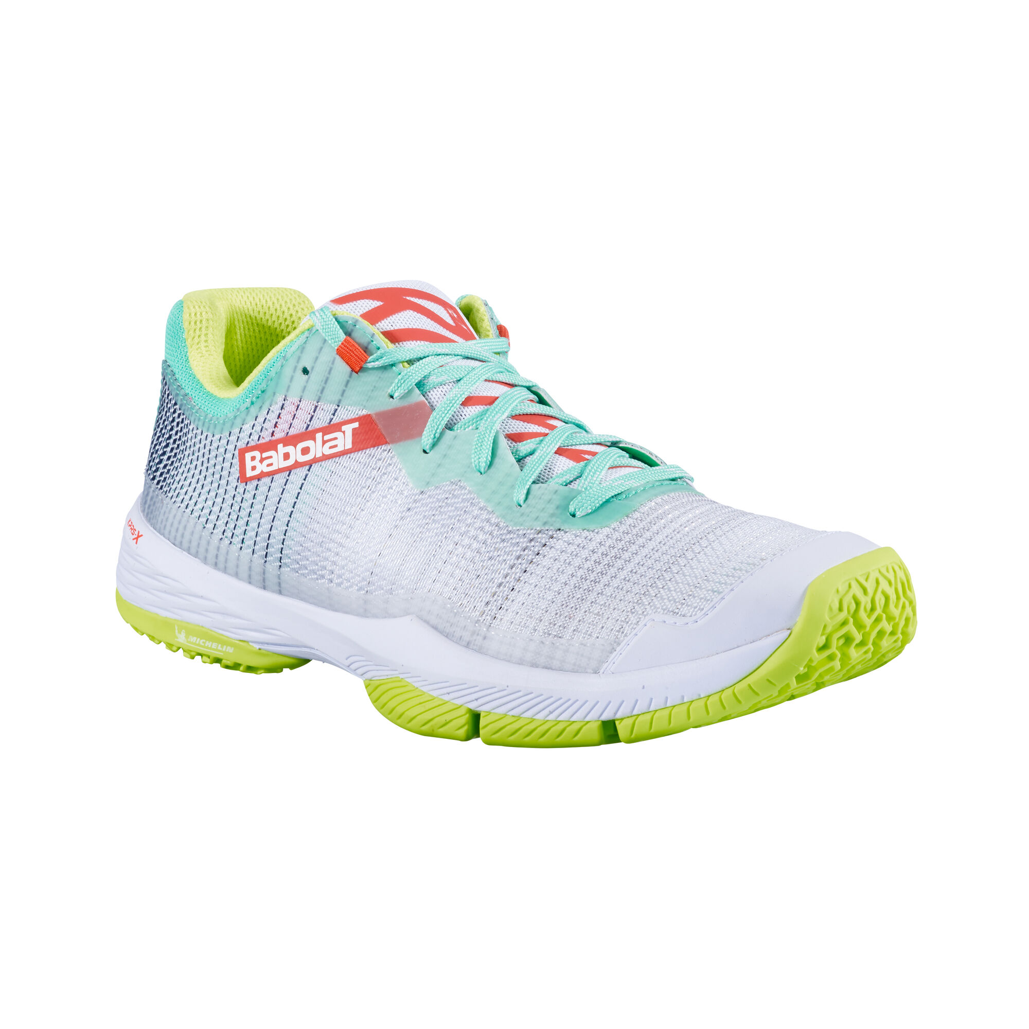 Babolat Jet Ritma Padel Shoe Women - White, Light Green online | Padel ...