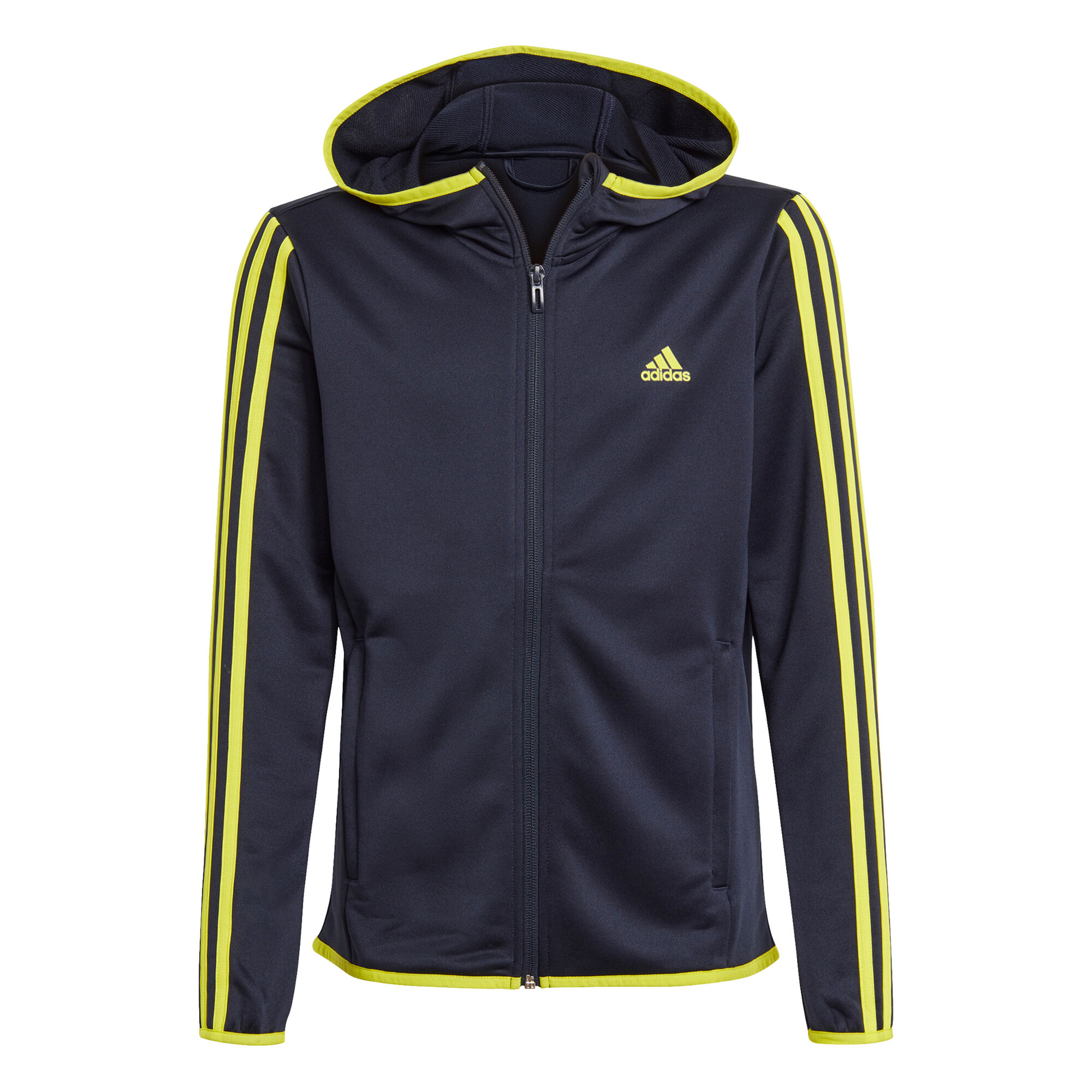 Mens Hoodie Adidas Hoodie Yellow Stripes adidas 3-Stripes Zip Hoodie ...
